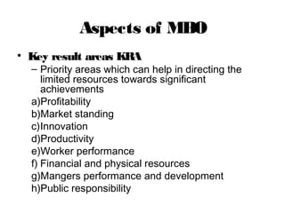 Management by Objective MBO | PPT