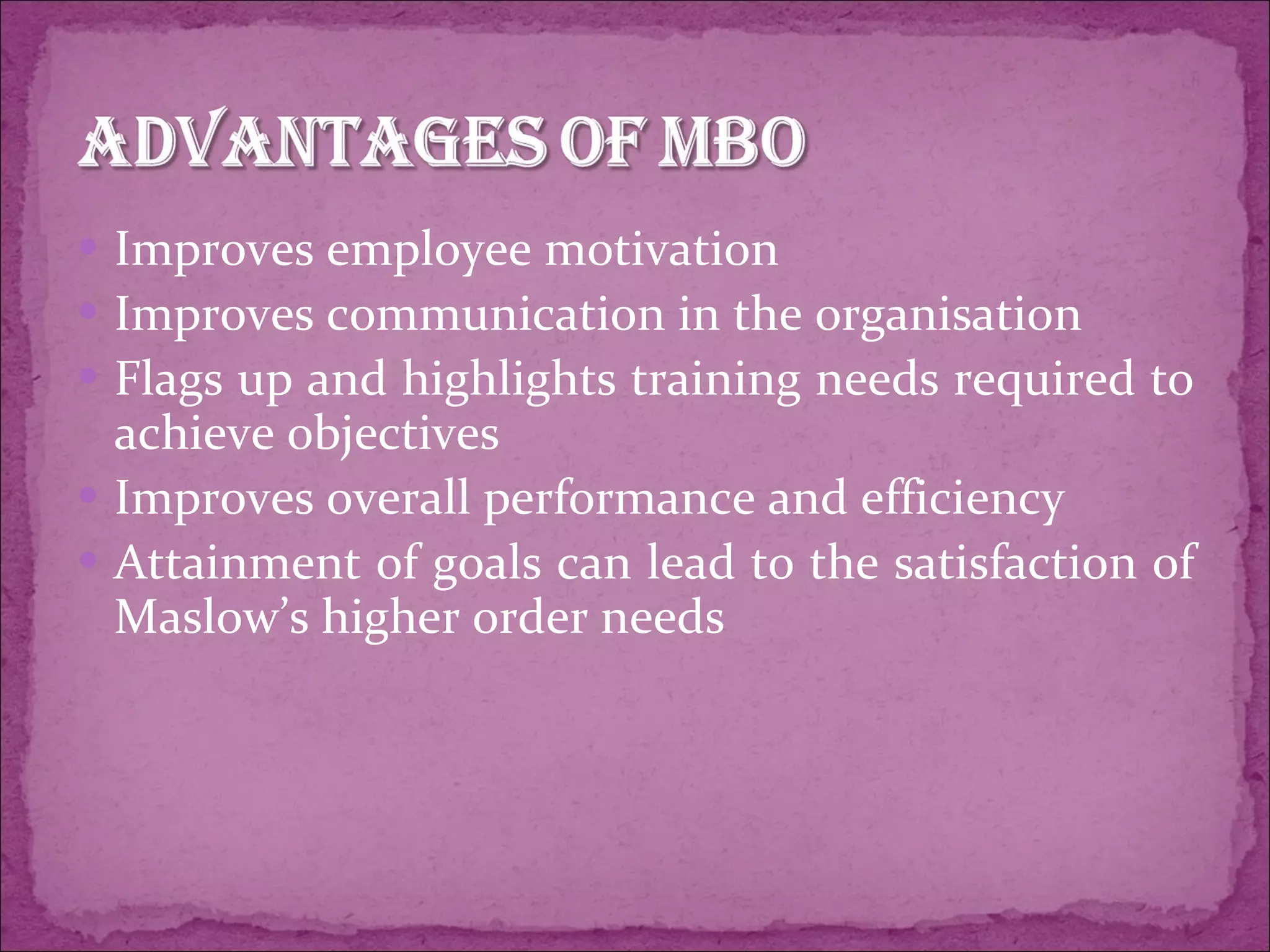 Management by objectives | PPT