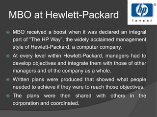 Management by Objectives | PPTX