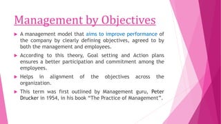 Management by objectives | PPT