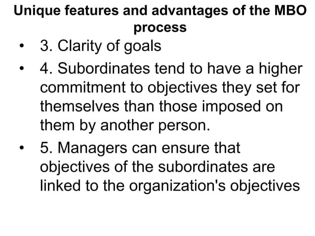 Management by objectives | PPT | Executive Leadership & Management ...