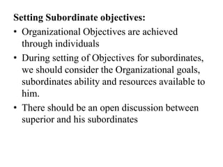 Management by objectives | PPT