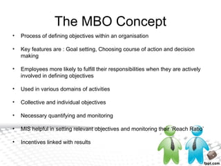 Management by Objectives, Management, Bcom | PPT