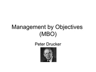 Management by Objectives MBO Technique .ppt