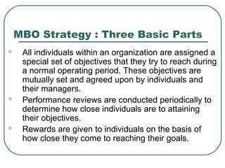 Management by objectives (mbo) | PPT
