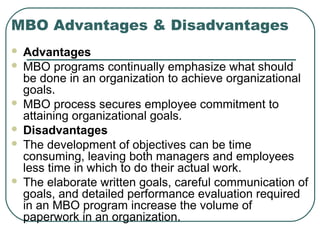 Management by objectives (mbo) | PPT