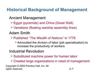 Management ch2 | PPT