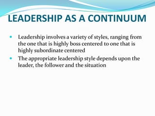 Management chap 10 leadership | PPTX