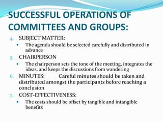 Management chap 11 committees | PPT