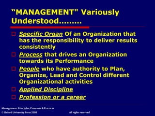 Management chapter 01 | PPT