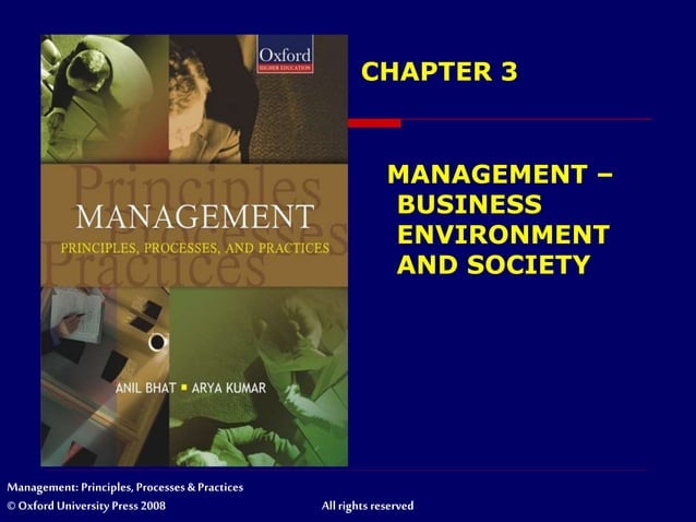 Management chapter 03 | PPT