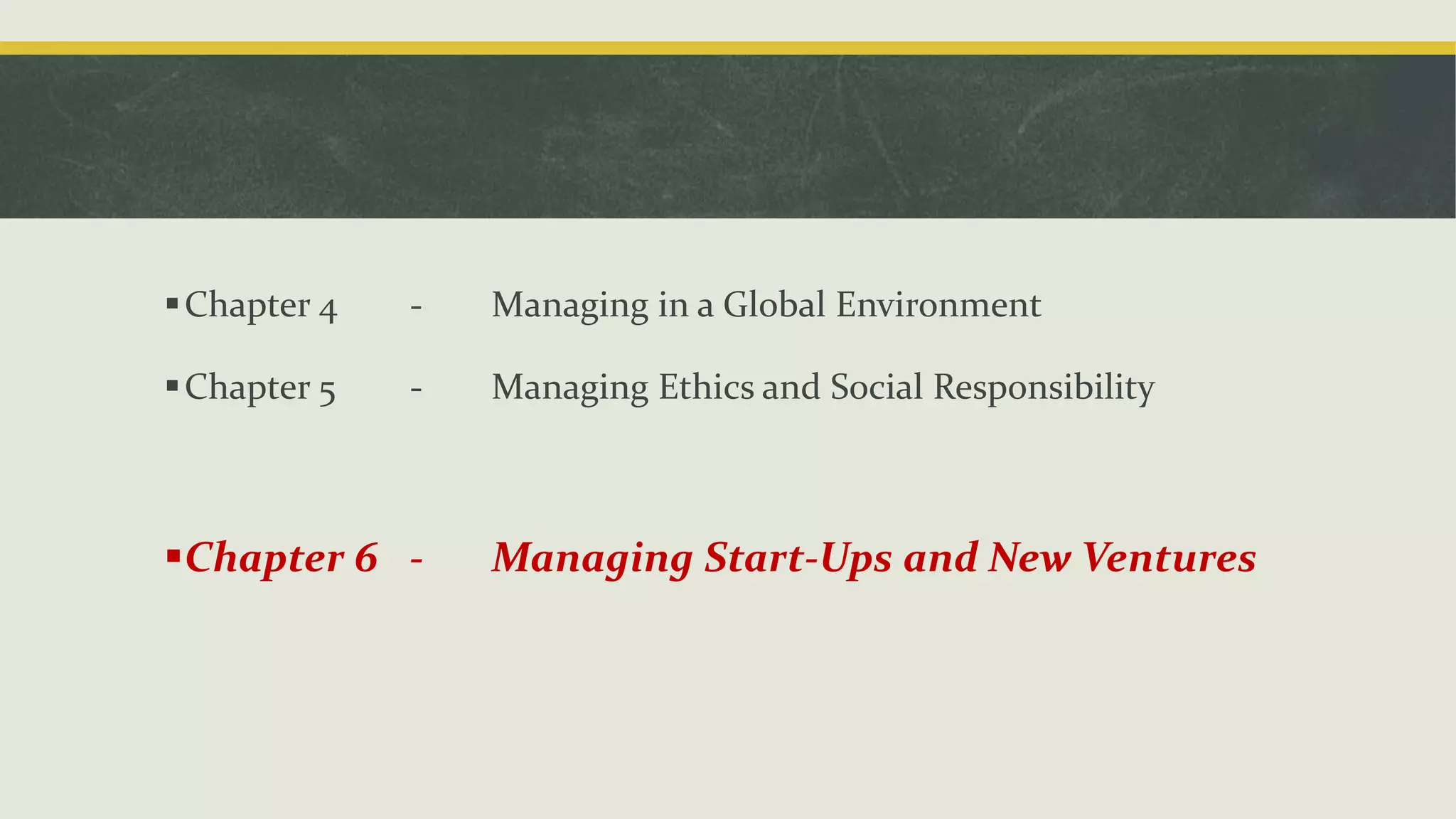 Management Chapter 4, 5 and 6 richard l. daft | PPTX