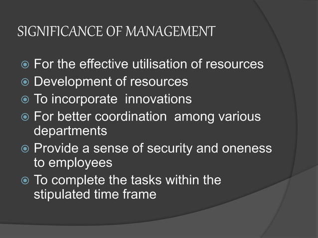 Management concept and application | PPT