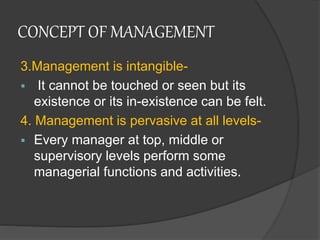 Management concept and application | PPT