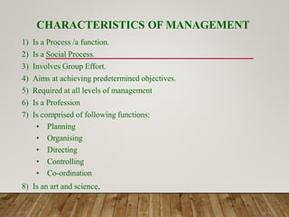 Management concepts introduction | PDF