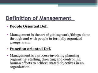 MANAGEMENT CONCEPTS AND APPLICATIONS PPT123.ppt | Executive Leadership ...