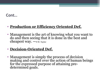 MANAGEMENT CONCEPTS AND APPLICATIONS PPT123.ppt | Executive Leadership ...