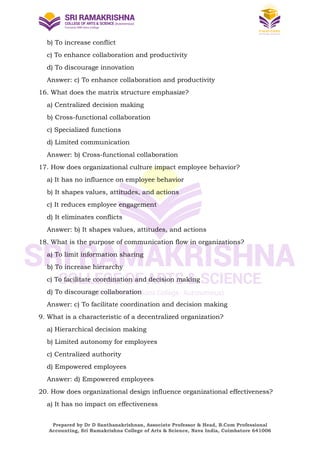 Management Concepts Multiple Choice Questions (MCQ) | PDF