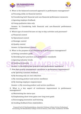 Management Concepts Multiple Choice Questions (MCQ) | PDF