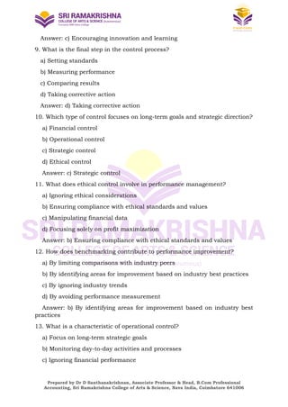 Management Concepts Multiple Choice Questions (MCQ) | PDF