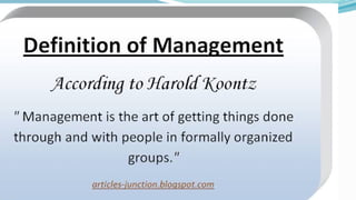 Management Concept UNIT-1.ppt meaning, Definition, | PPTX