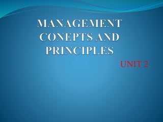 Management conepts and principles | PPSX