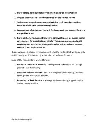 Management consultancy proposal | DOC