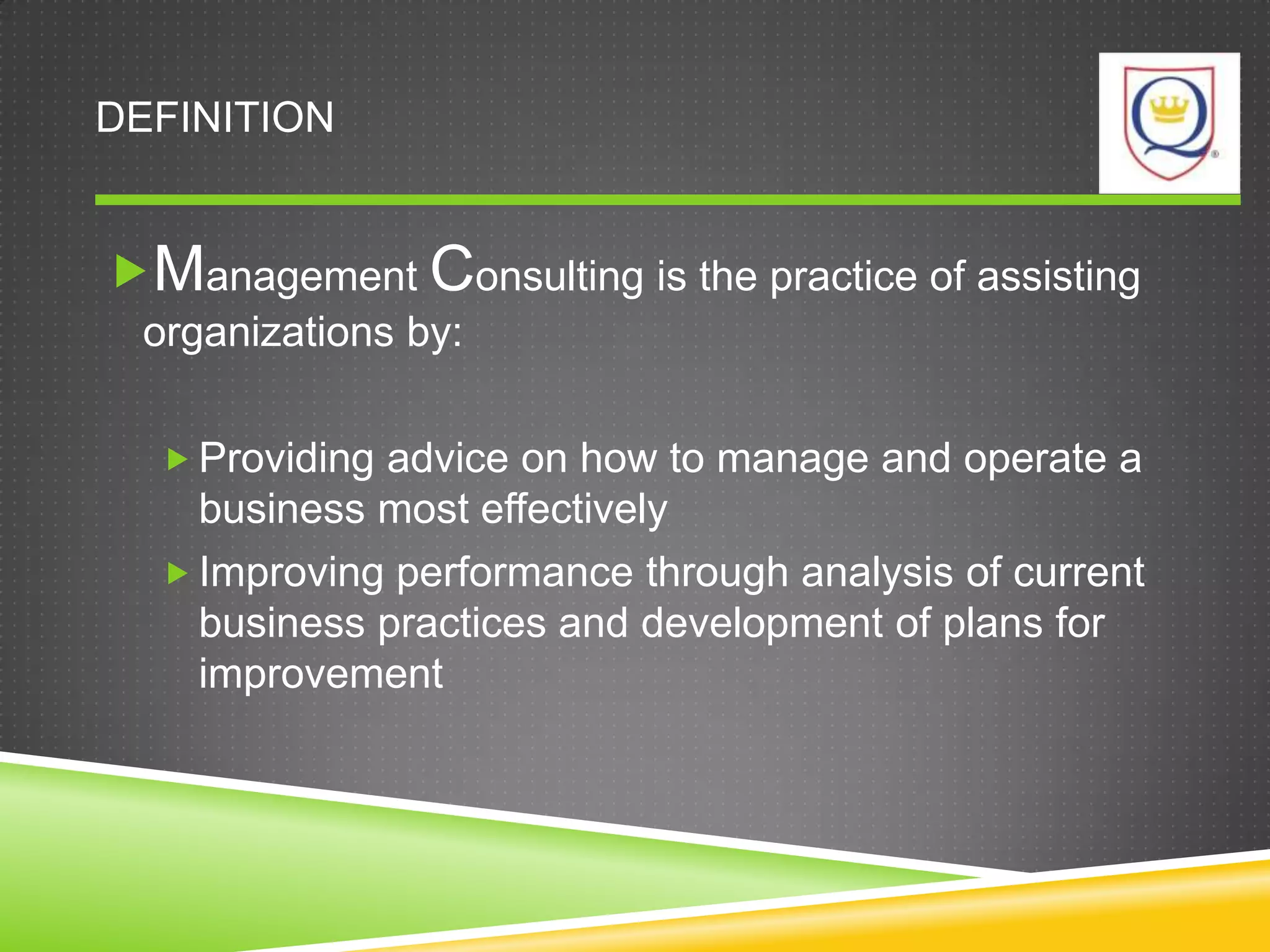 Management Consulting | PPTX