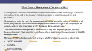 Management consulting | PPT
