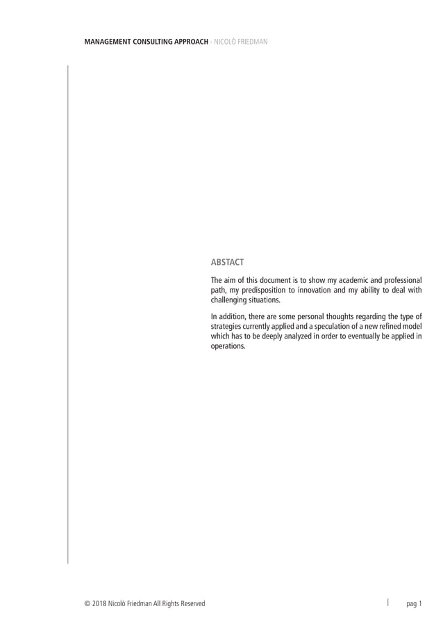 Management consulting approach | PDF