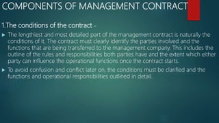 Management contract.. | PPTX