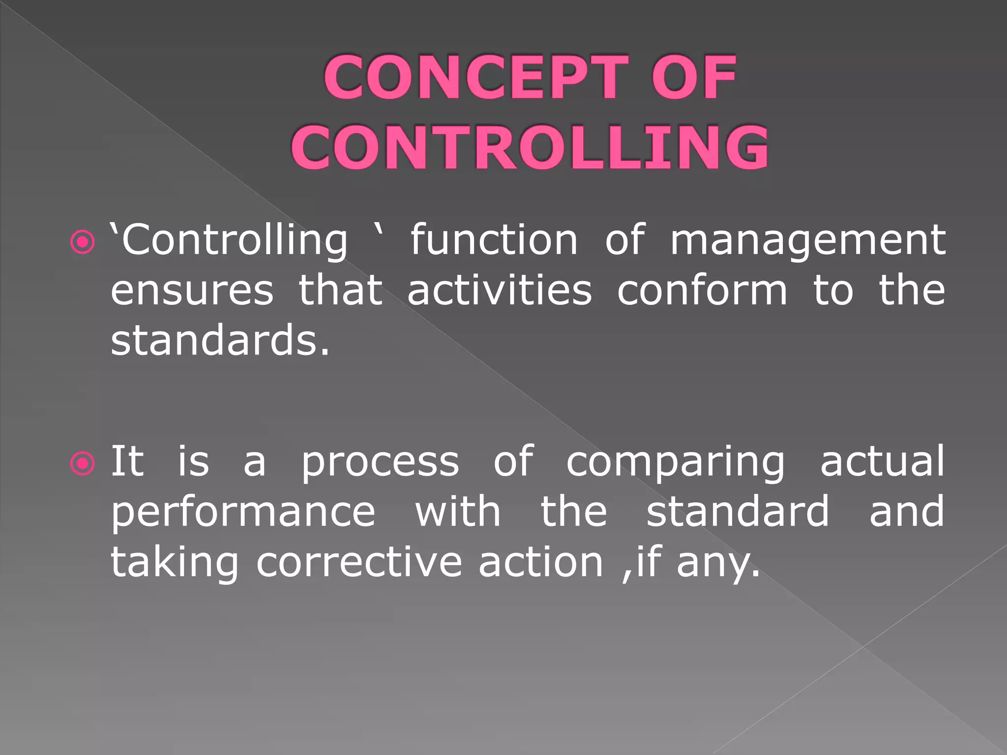 Management control | PPTX