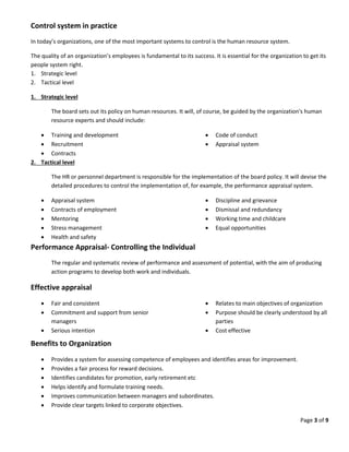 Management control | PDF