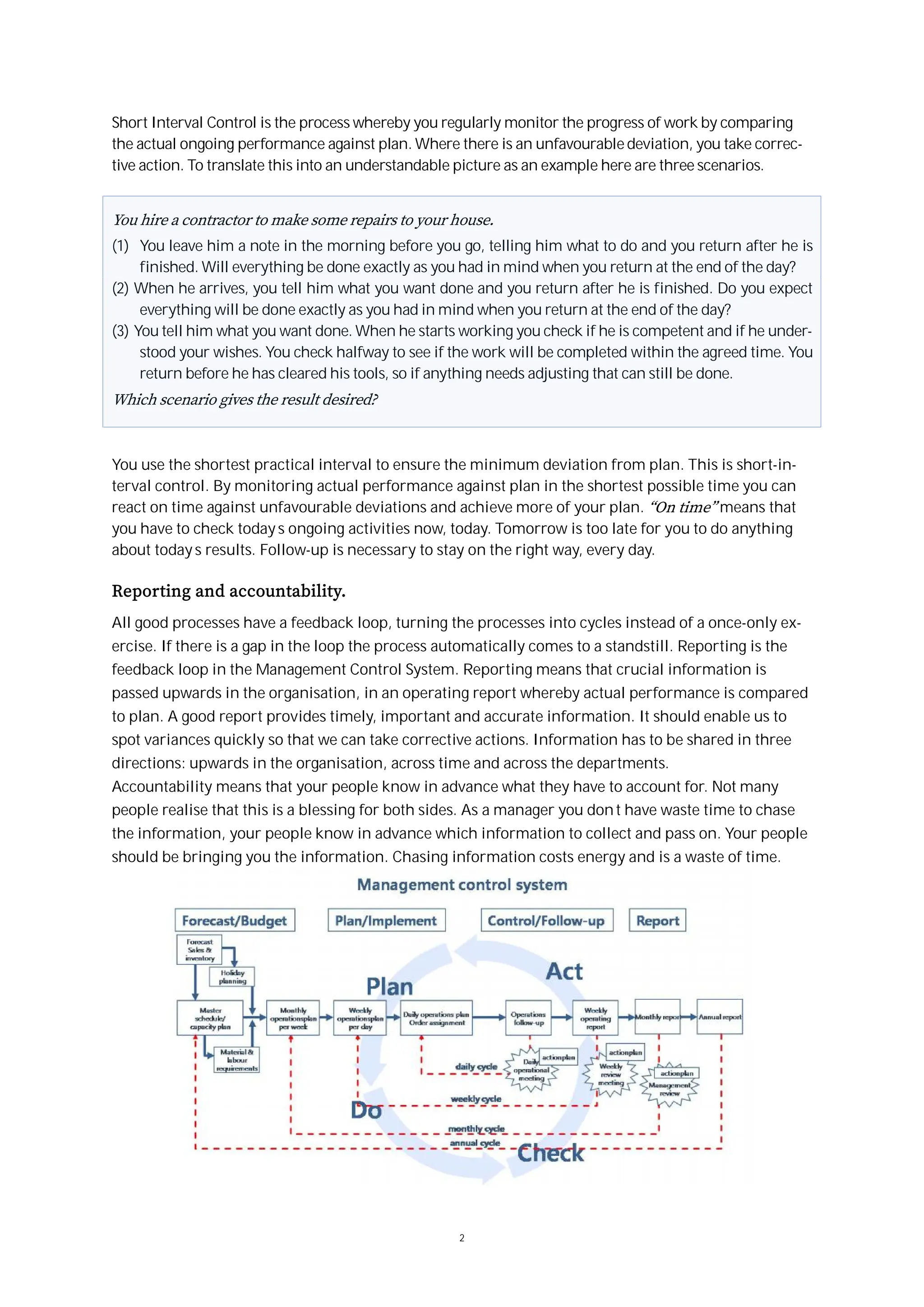 The structure and system of managerial control | PDF