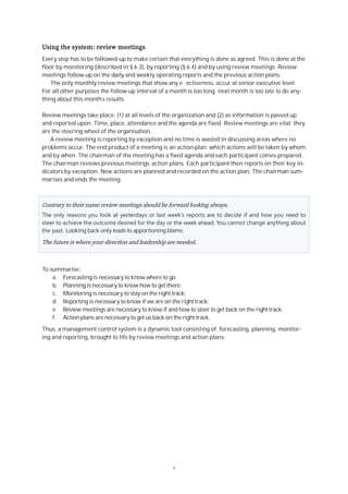 The structure and system of managerial control | PDF