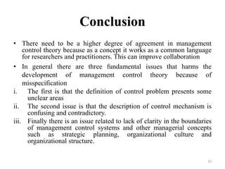 Management control presentation.pptx | Executive Leadership ...