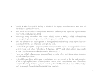 Management control presentation.pptx | Executive Leadership ...