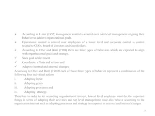 Management control presentation.pptx | Executive Leadership ...