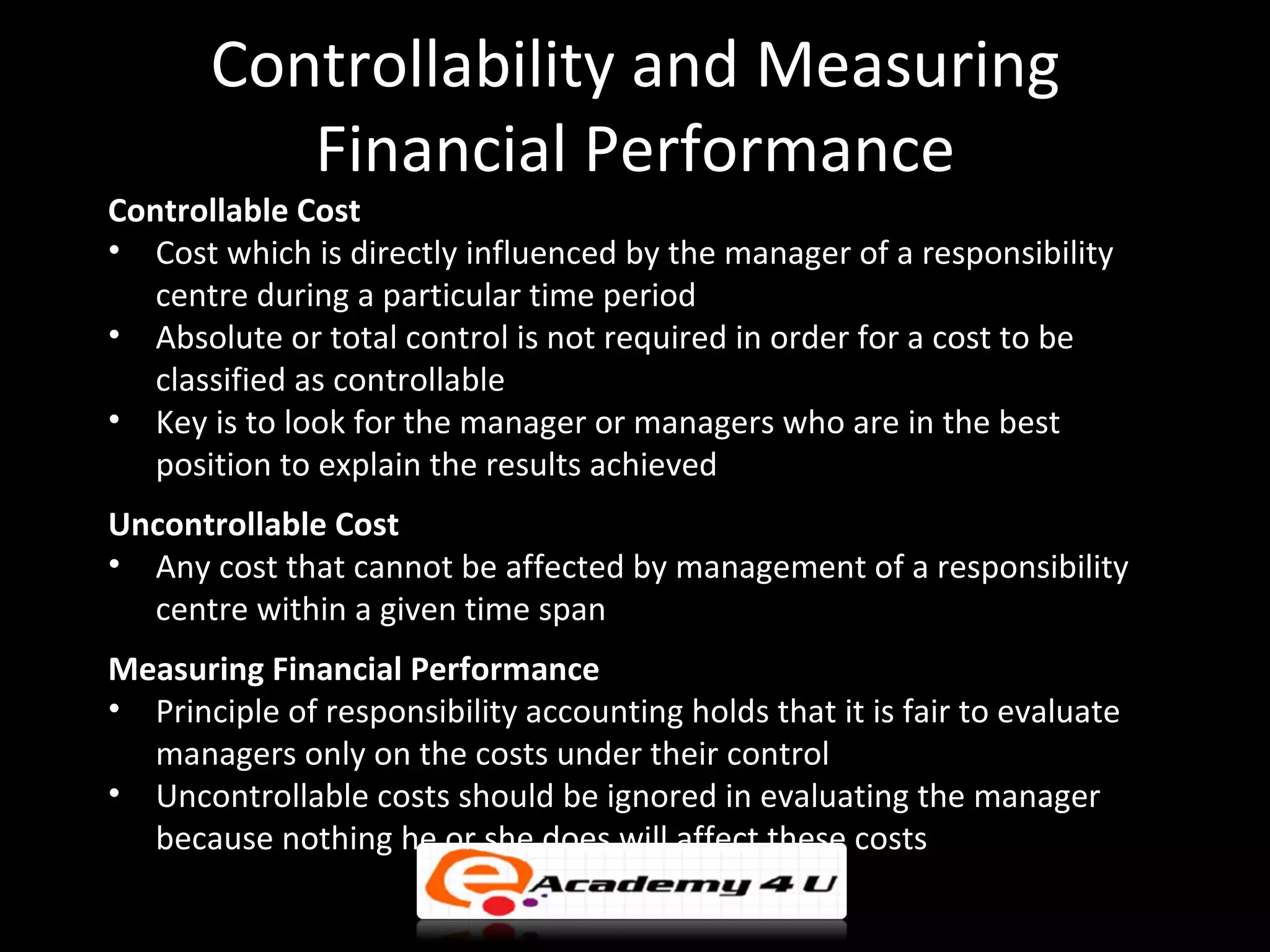 Management control system | PPT | Business Accounting & Finance | Business