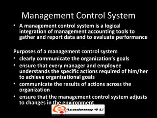 Management control system | PPT