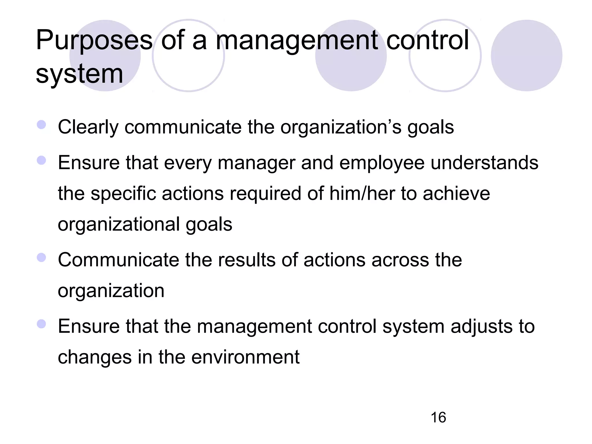 Management control system | PPT