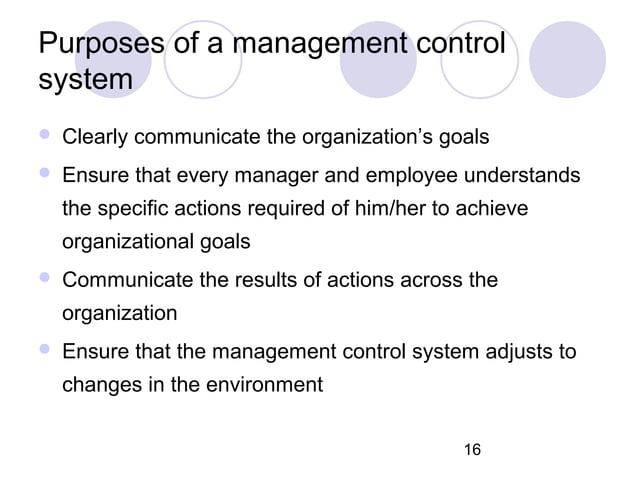 Management control system | PPT