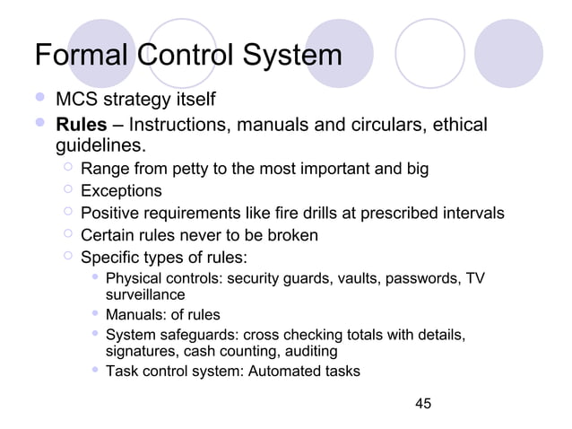 Management control system | PPT