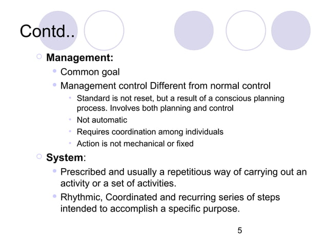 Management control system | PPT