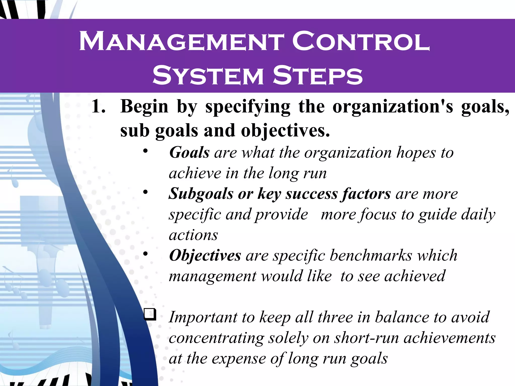 Management control system | PPT