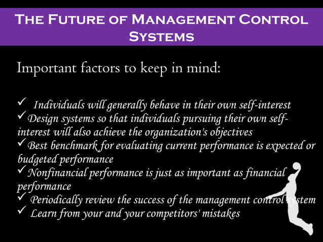 Management control system | PPT | Executive Leadership & Management ...