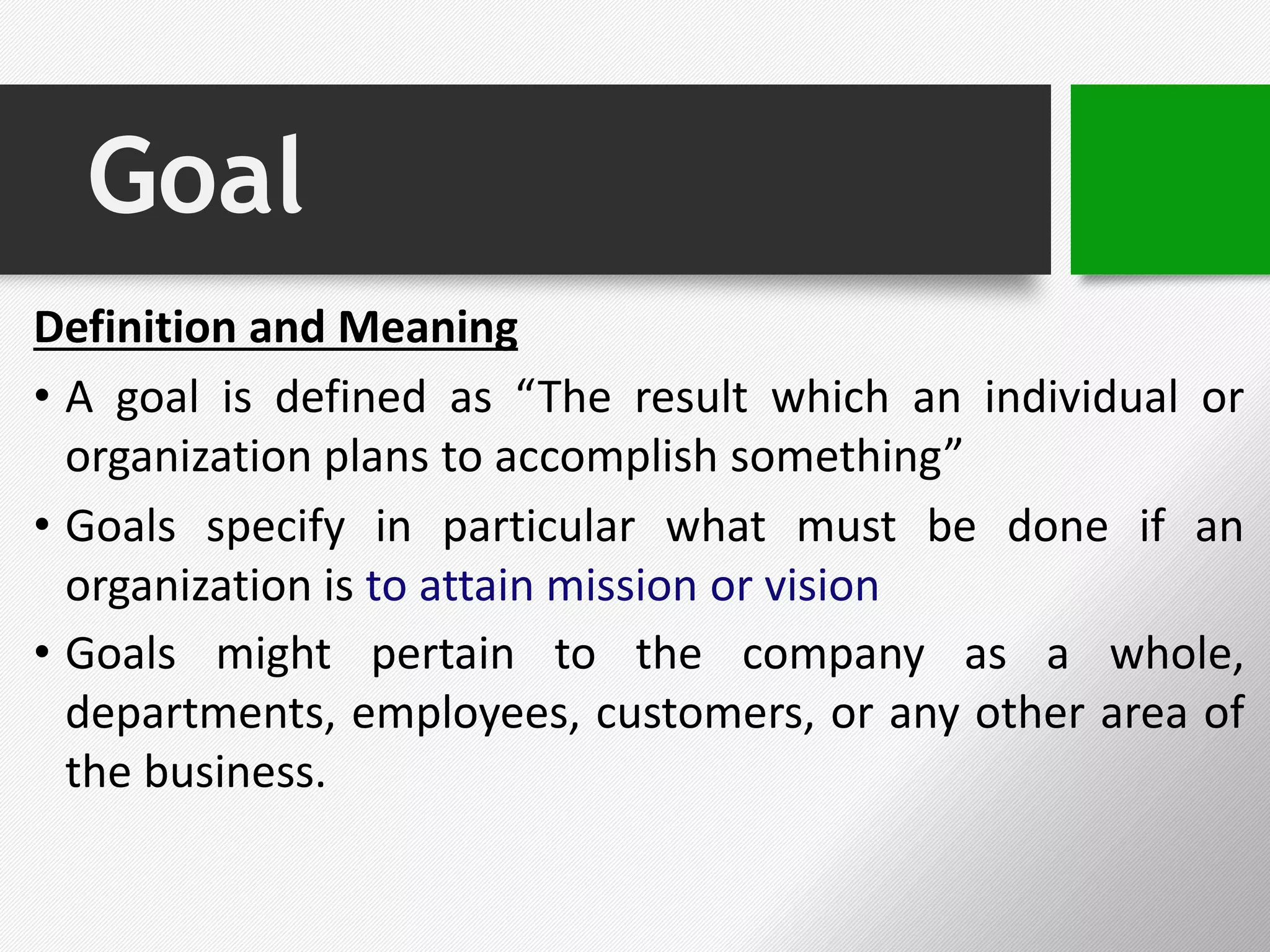 Management control system (goals vs strategies) | PPTX