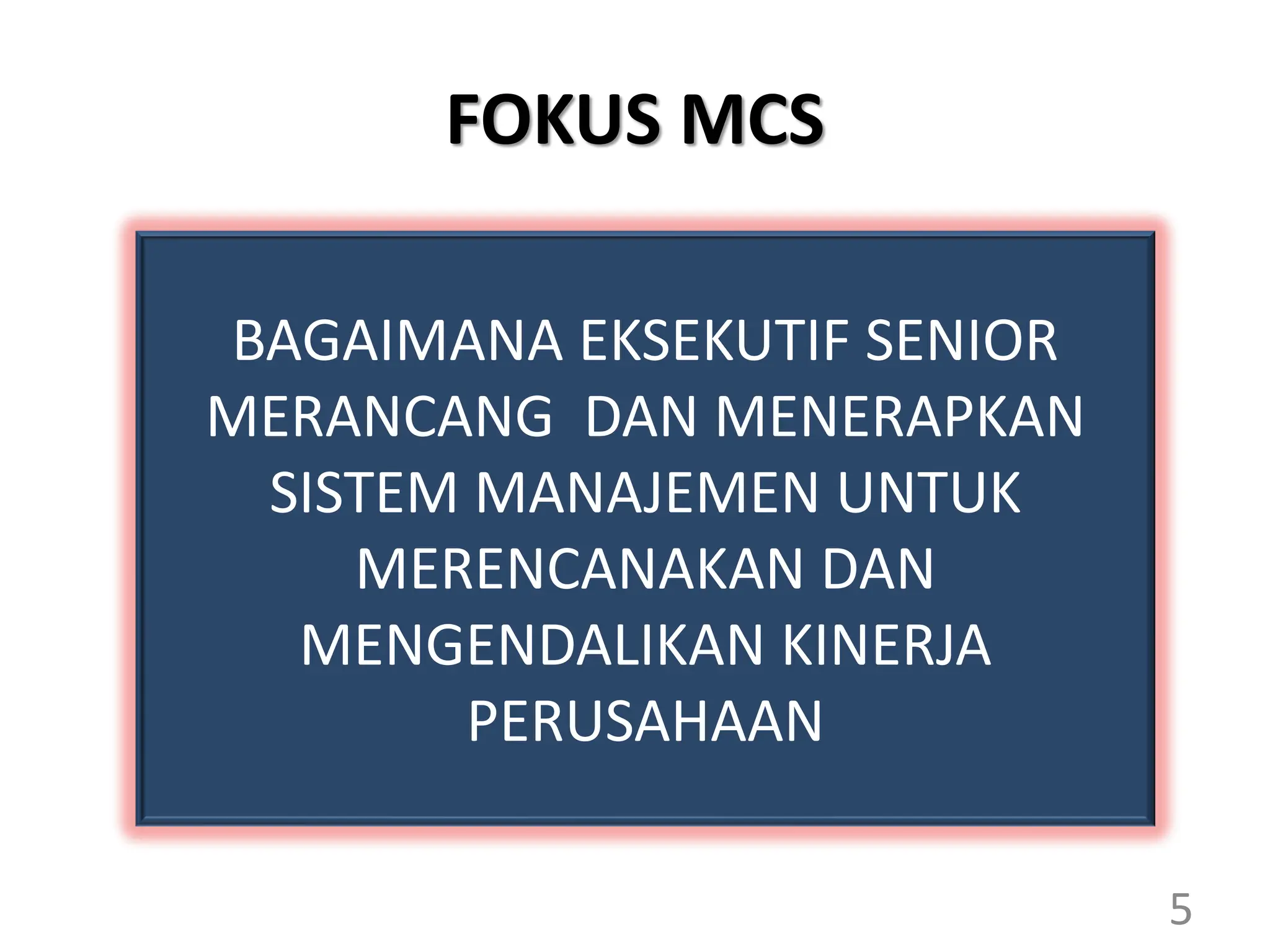 The Nature of Management Control Systems | PDF