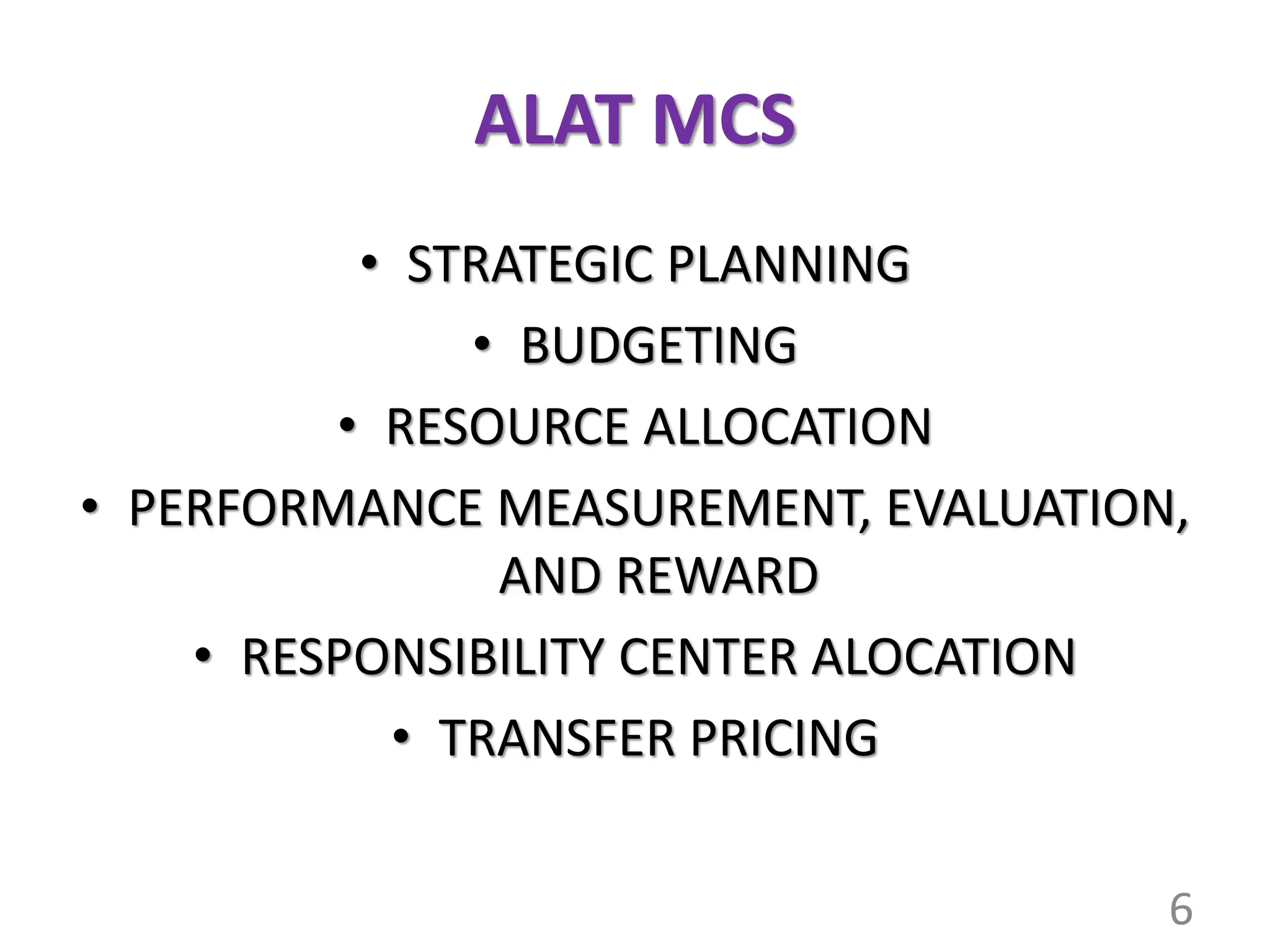 The Nature of Management Control Systems | PDF