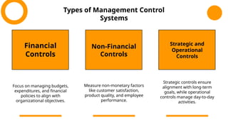 Management Control System and its types and Importance | PPTX | Human ...
